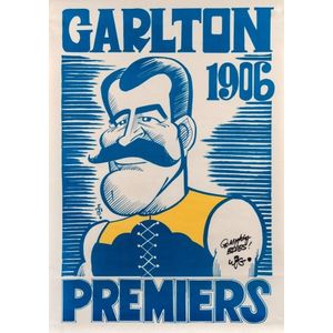 Carlton Premiership Weg Poster Collection: Signed by the Artist ...