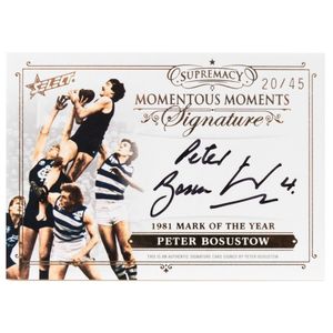 Peter Bosustow's 1981 Mark of the Year Signature Card - Cards ...