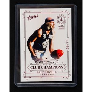 Bruce Doull Limited-Edition Club Champions Card: Supremacy Carlton 2021 ...