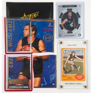 Carlton Trading Card Lot: Doull Rookie, Williams Bewick, Docherty Card ...