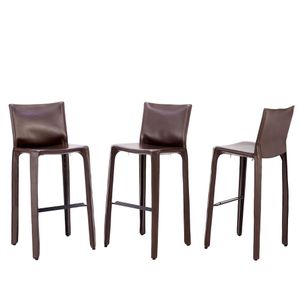 Set of three Mario Bellini 'Cab 410' bar stools - European - Furniture ...