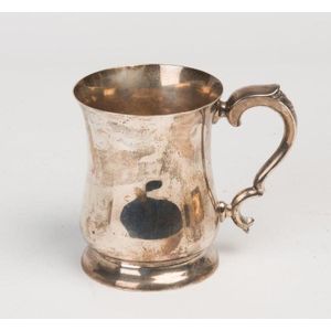 George VI Sterling Silver Beer Mug by Edward Vander - Mugs, Cups ...