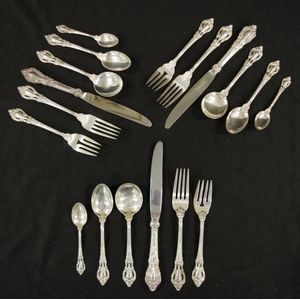 Antique Rogers Lunt & Graham, USA sterling silver cutlery / flatware ...