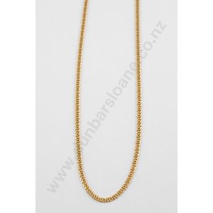 18ct Curb Link Necklace - 40cm Length, 8gms - Necklace/Chain - Jewellery