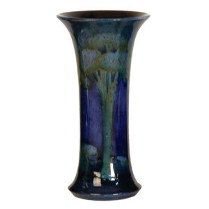 Moonlit Blue Moorcroft Trumpet Vase - Moorcroft - Ceramics