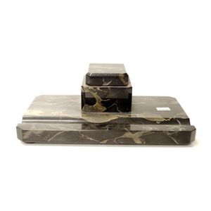 24 cm Wide Black Marble Ink Stand - Writing - Inkwells & inkstands ...