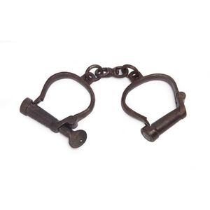 Convict handcuffs and manacles, Australian Colonial, Port Arthur ...
