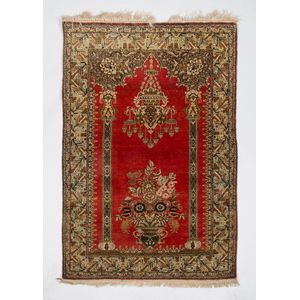 Iranian Silk Rug, Late 20th Century - Rugs & Carpets - Textiles & Fabrics