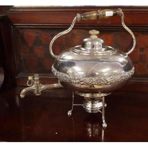 Silver Plated Spirit Kettle Stand - Tea & Coffee Pots - Silver Plate