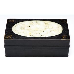 Chinese Avian-Themed Ink Stone Box - Zother - Oriental
