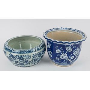Pair of Chinese ceramic pots, 20th century - Ceramics - Chinese - Oriental