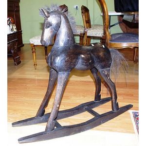 Vintage children's rocking horses - price guide and values