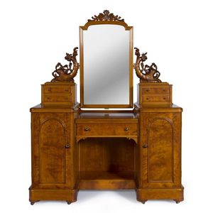 Tasmanian Huon Pine Dressing Table with Dolphin Supports - Dressing ...