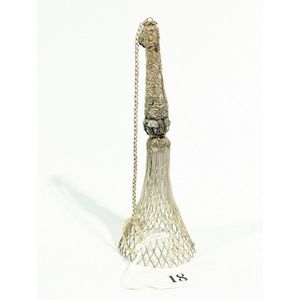 Restored Silver Filigree Posy Holder with Floral Handle - Posy holders ...