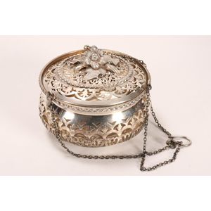 Edwardian Sterling Silver Pomander - Pomanders - Sundries