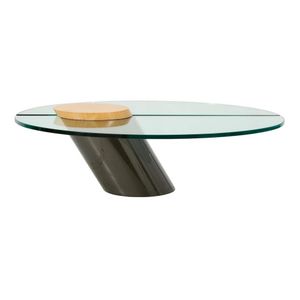 Cantilevered Glass Hemisphere Coffee Table from 1980s Italy - European ...