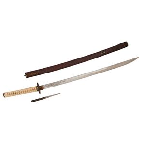 Japanese Daisho Swords with Buddhist Horimono and Gold Inlay - Zother ...