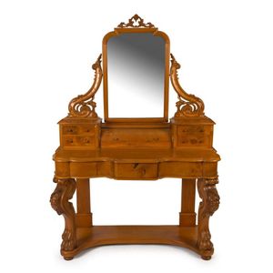 1875 Melbourne Birdseye Huon Pine Dressing Table: Antique Treasure ...