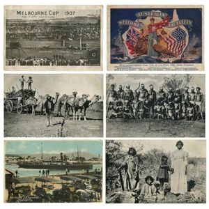 Australian themed postcards - price guide and values