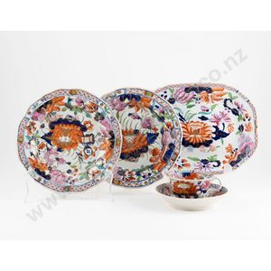 Hicks & Meigh Ironstone Ware Water Lily Imari Set - Zother - 19th ...