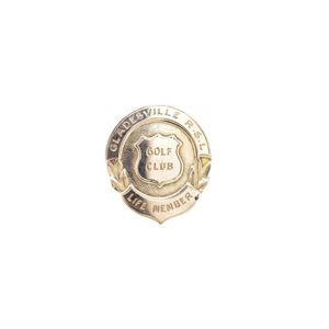 Gladesville RSL Golf Club Life Member Brooch - 9ct Gold - Brooches ...