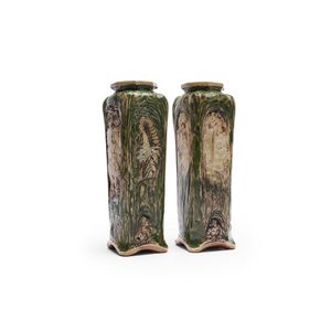 Martin Brothers Stoneware Bird Vases, 1903 - Martin Bros. - Ceramics