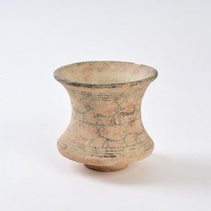 Harappa Terracotta Beaker: Ancient Indus Valley Hand-Painted Design ...