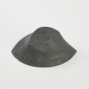 Organic Sculptural Raku Vase: Rick Rudd's Matte Black Creation - New ...