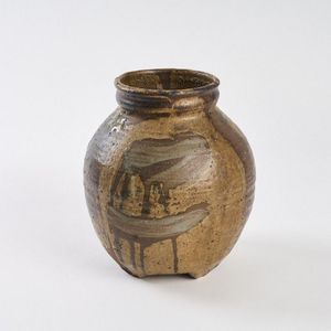 Trickle Glaze Ovoid Vase by Patricia Perrin - New Zealand Potters ...