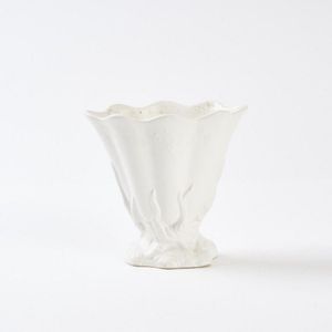 Crown Lynn Slip Cast Vase with Tree Root and Leaves - Crown Lynn - Ceramics