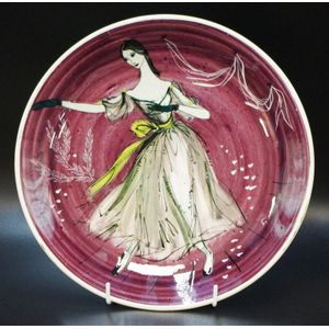 Martin Boyd Pottery Plate: The Dancer - Boyd, Martin - Ceramics