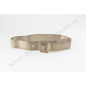 Middle Eastern Silver Gilt Belt with Crown Buckle, Hallmarked - Belts ...