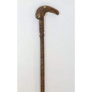 New Zealand Maori artefacts tokotoko (walking sticks) - price guide and ...