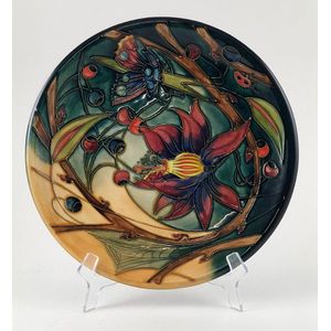 Moorcroft Pottery (England) plates - price guide and values