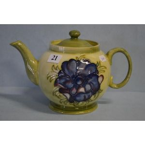 Moorcroft Pottery (England) tea pots & sets - price guide and values