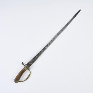 17th Century Hunting Hanger Sword: Rare English/German Antler Grip ...