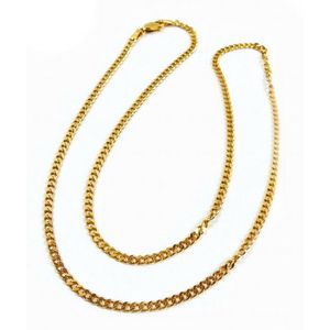 9ct Yellow Gold Small Link Curb Chain, 48cm, 7.2g - Necklace/Chain ...