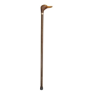 Carved Wood Duck Head Walking Cane - Walking Sticks - Costume ...