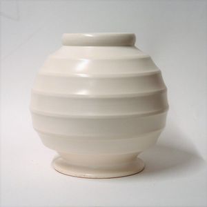 Crown Lynn Hand-Potted Vase with Tiki Mark - Crown Lynn - Ceramics