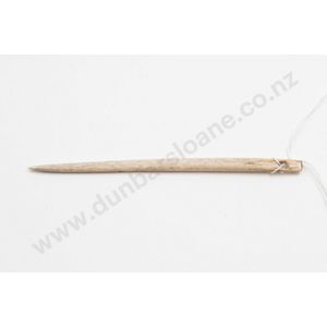 Large Bone Awl Needle with Sharp Point and Eyelet - New Zealand Maori ...