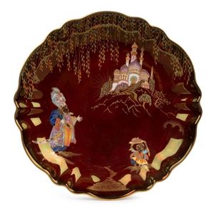 Carlton Ware 'Aladdin' Rouge Royal Porcelain Plate, 23 cm Wide ...