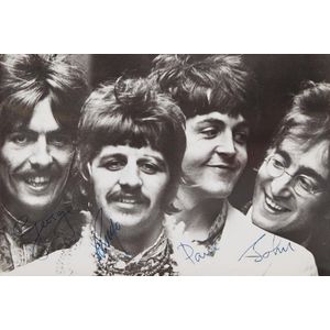 Beatles Signed Photo with All Four Signatures - Sporting - Cricket ...