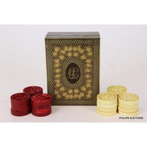 Ivory Gaming Counters Boxed Set, Late Qing Dynasty China - Zother ...