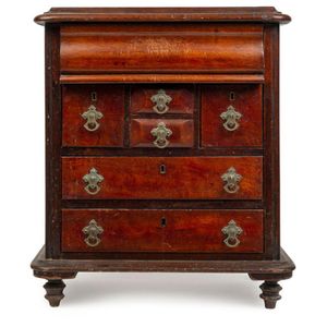 Antique apprentice furniture - chests of drawers - price guide and values