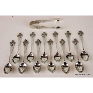 Martin Hall & Co. (England) silversmiths - price guide and values