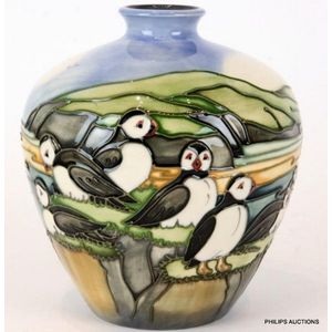 British Moorcroft Pottery designer Emma Bossons - price guide and values