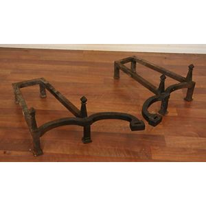 Cast Iron Fire Dogs Pair - Structural - Fireplace Accessories ...