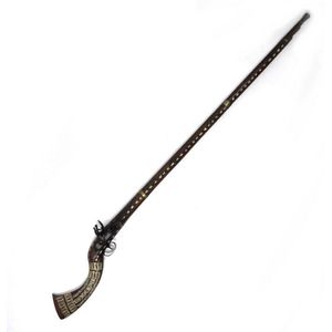 Arab Flintlock Musket with Bone Inlays (9 words) - Firearms - Zother ...