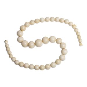 Ivory bead style and other ivory necklaces - price guide and values