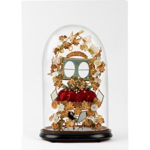19th Century French Metal and Porcelain Marriage Stand - Marriage Domes ...